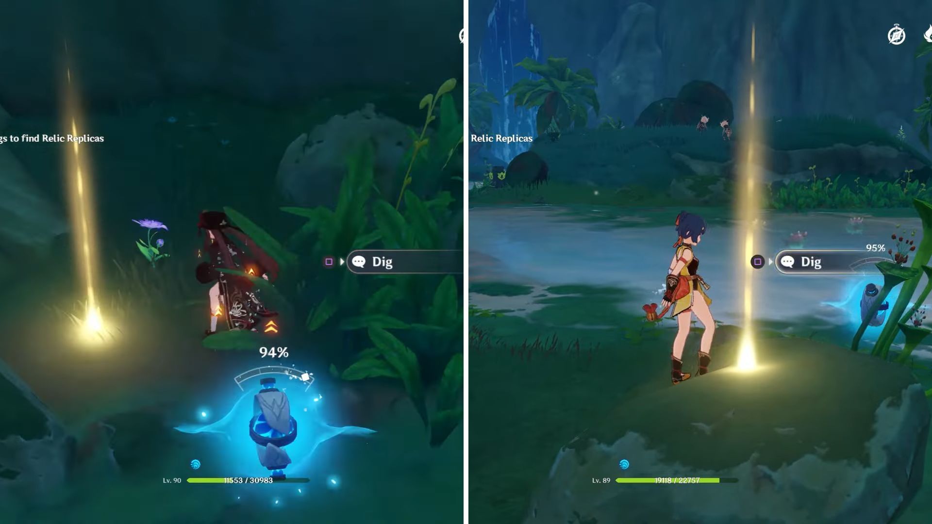 Quick Relic Replicas guide for Genshin Impact Antiquity Hunt event