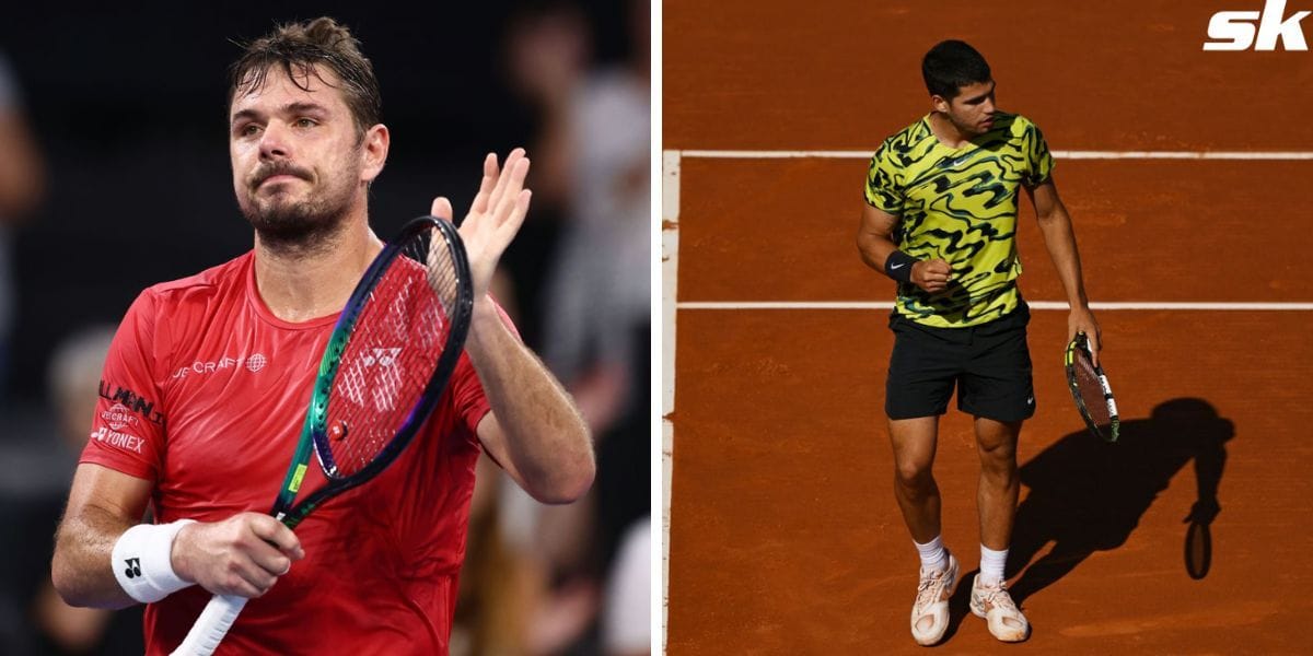 Stan Wawrinka admires Carlos Alcaraz executing an incredible shot at Barcelona Open 2023