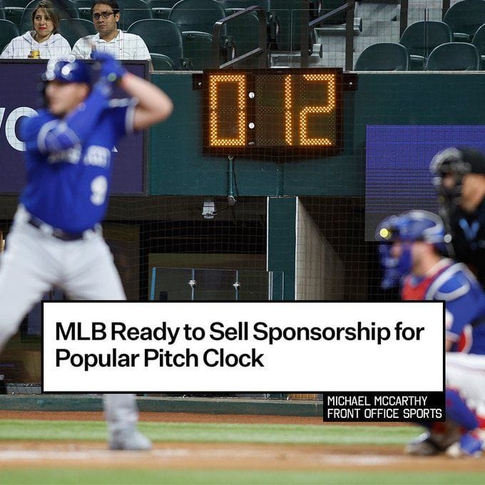 MLB Twitter reacts to league reportedly seeking sponsorships for pitch ...