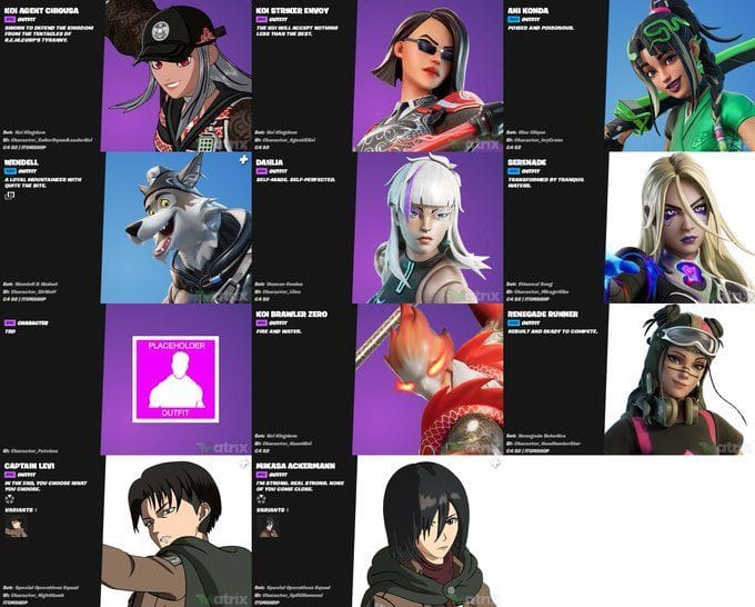 Fortnite update v24.20 patch notes: ODM Gear and Thunder Spear, Levi ...