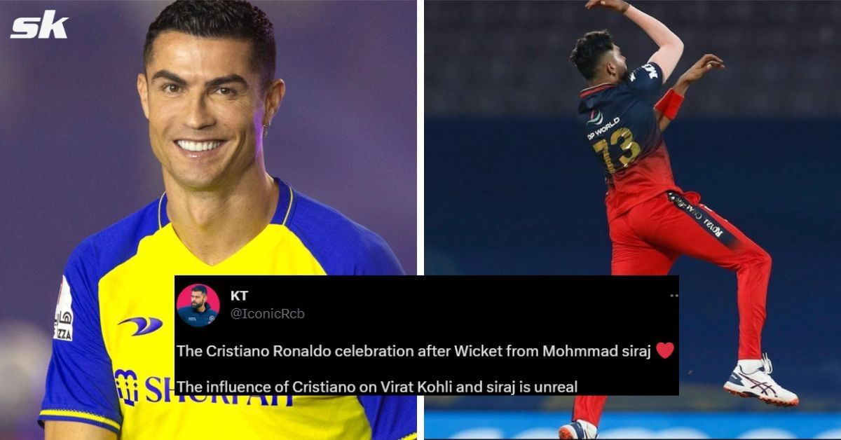 "Influence of Cristiano on Virat Kohli and Siraj is unreal" - Video of ...