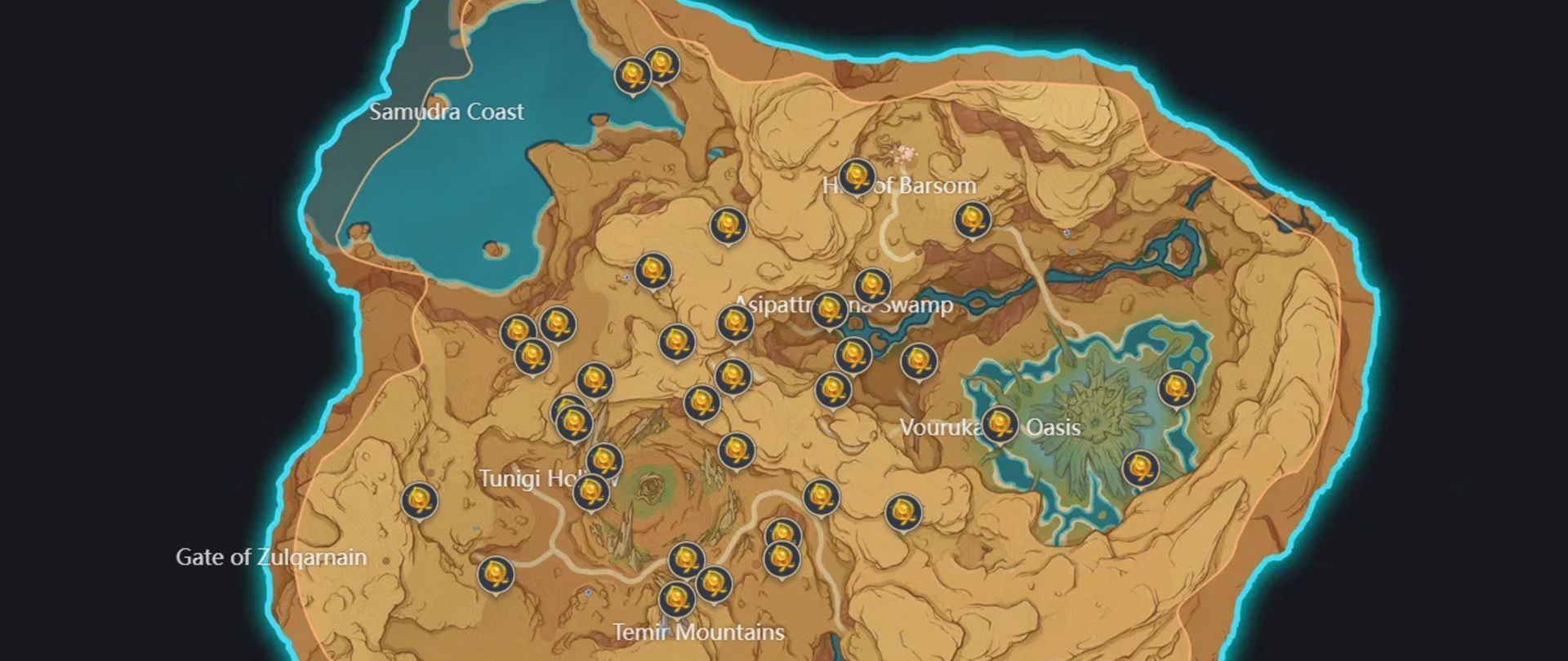 Genshin Impact Amrita Pool guide: Offering locations and all rewards