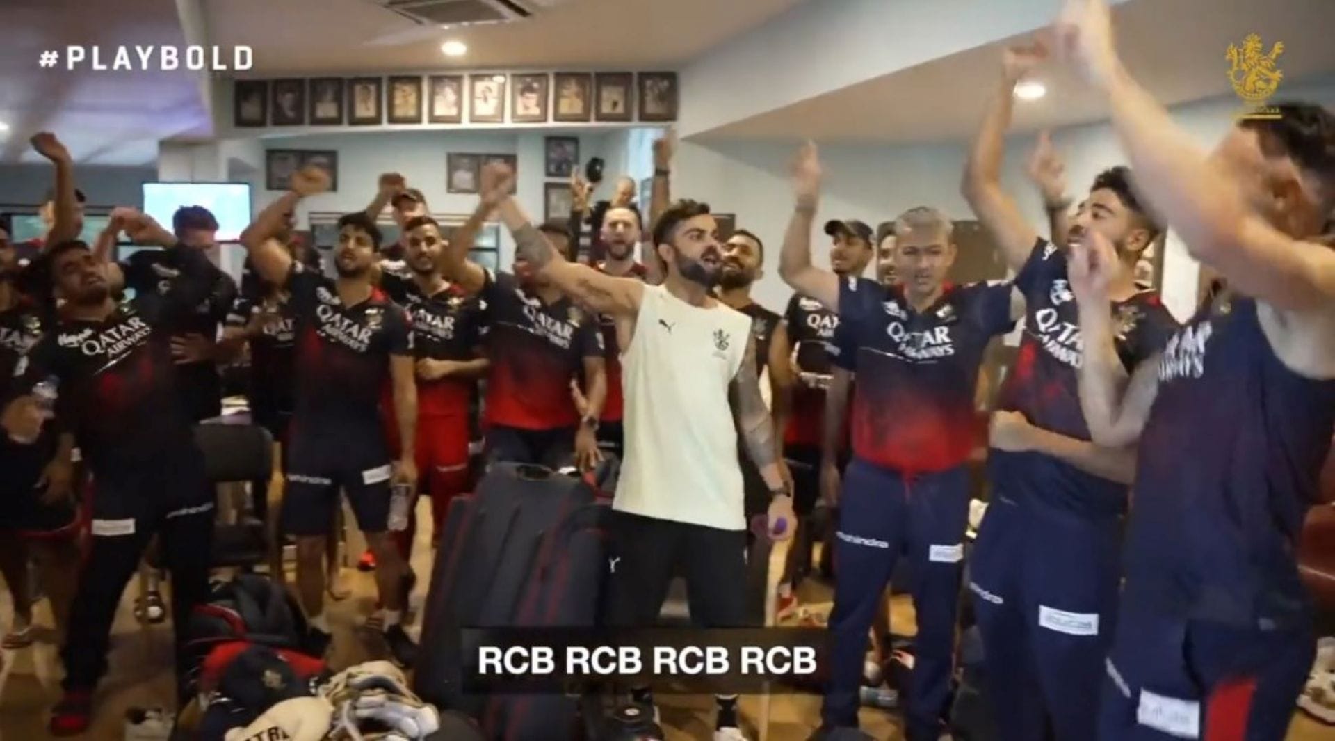 [Watch] Virat Kohli and Co. sing the RCB team song in celebrations ...