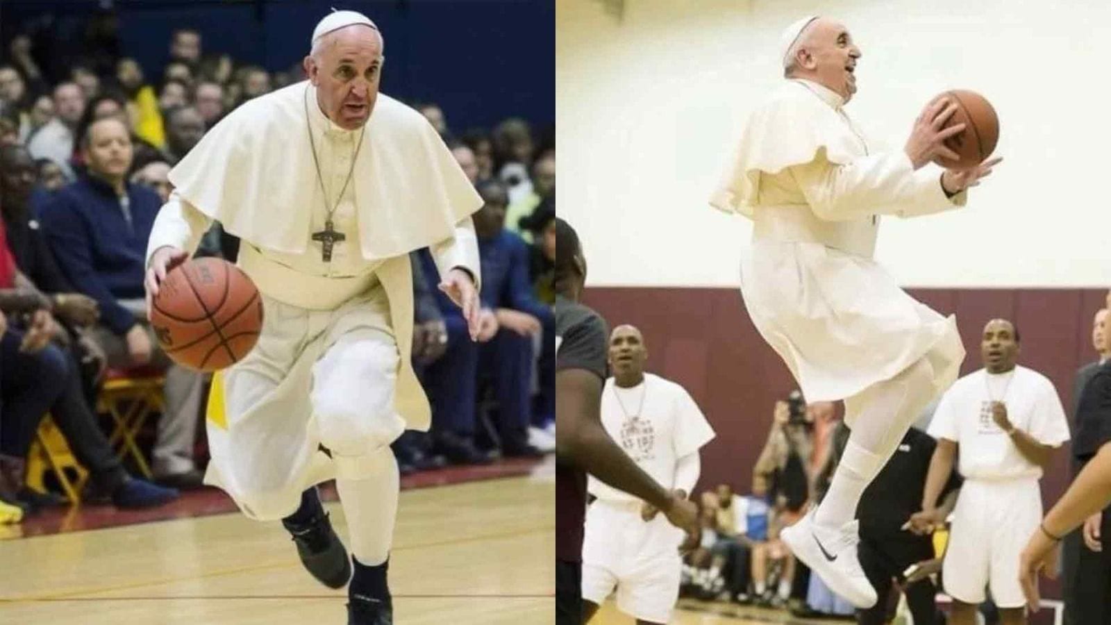 AI-generated photos of Pope Francis playing basketball are taking over ...