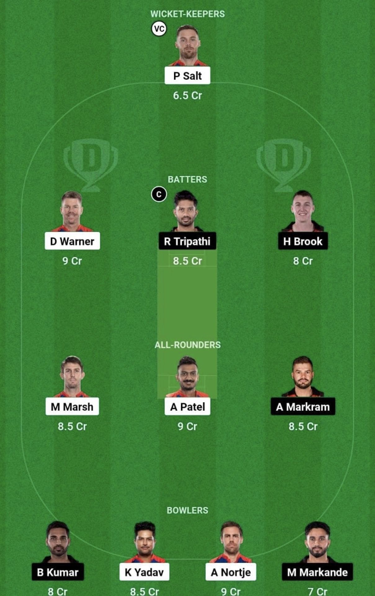 DC vs SRH Dream11 Prediction: Fantasy Cricket Tips, Today's Playing 11 ...