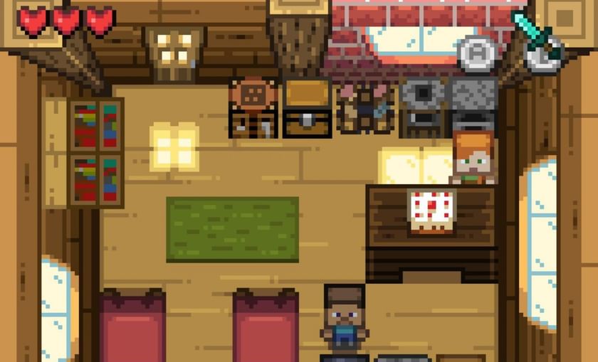 Redditor's art reimagines Minecraft as a top-down Gameboy RPG