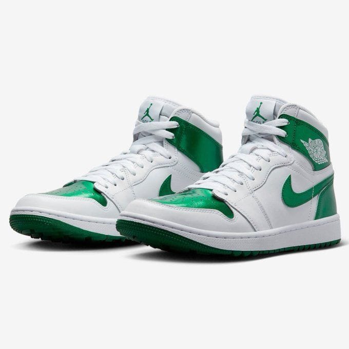 Nike Air Jordan 1 High Golf "Metallic Green" sneakers: Where to get ...