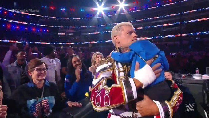 "Now I'm crying" - Fans are touched by Cody Rhodes' incredible gesture ...