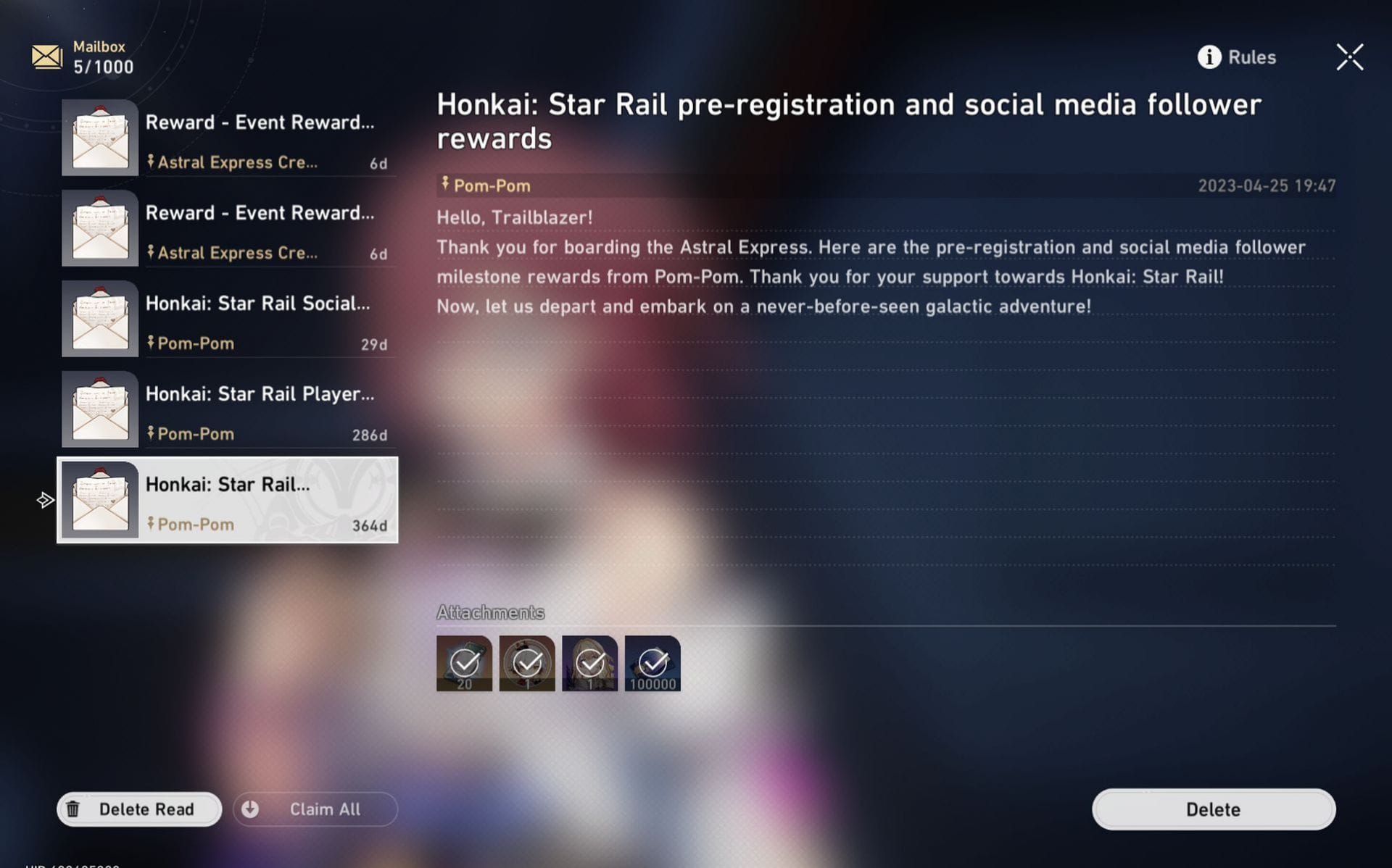 How to get free Serval in Honkai Star Rail