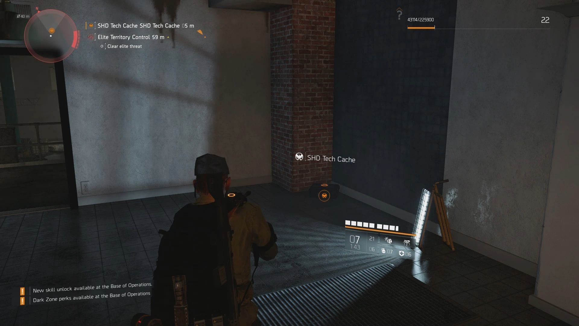 The Division 2 Constitution Hall SHD cache locations