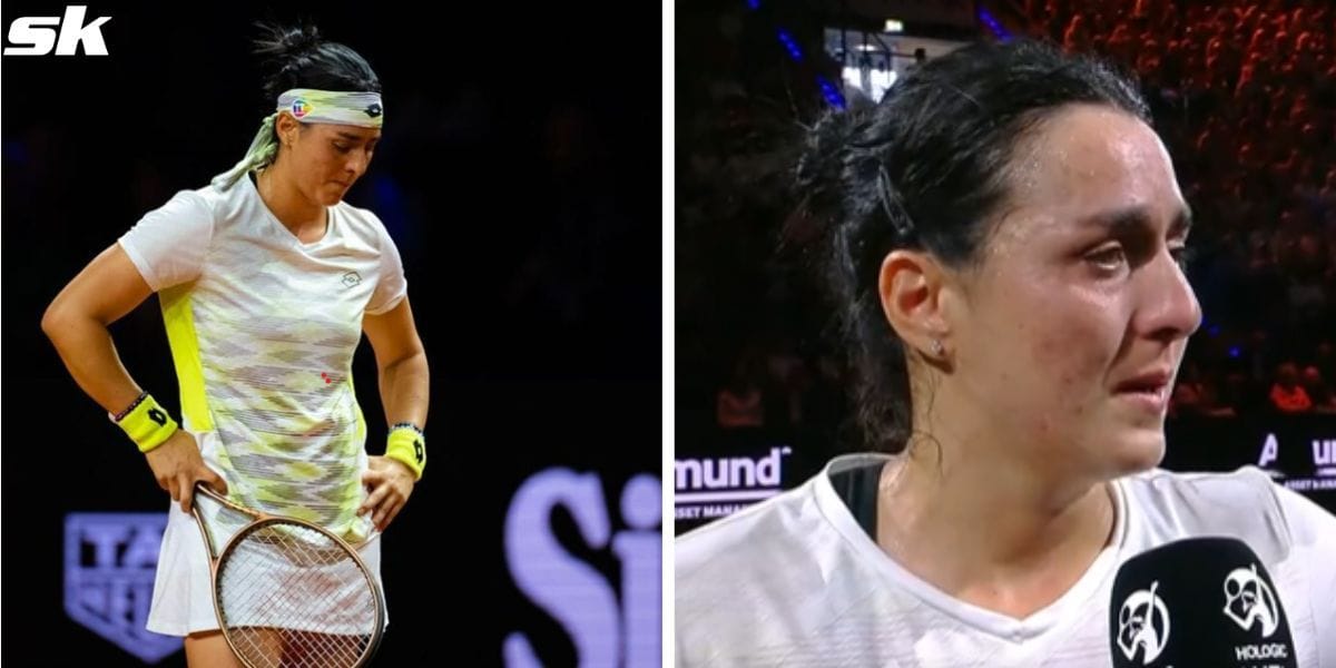 Emotional Ons Jabeur breaks down in tears after injury forces Stuttgart exit