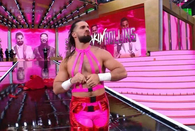 Seth Rollins seemingly pays tribute to major AEW star at WWE ...