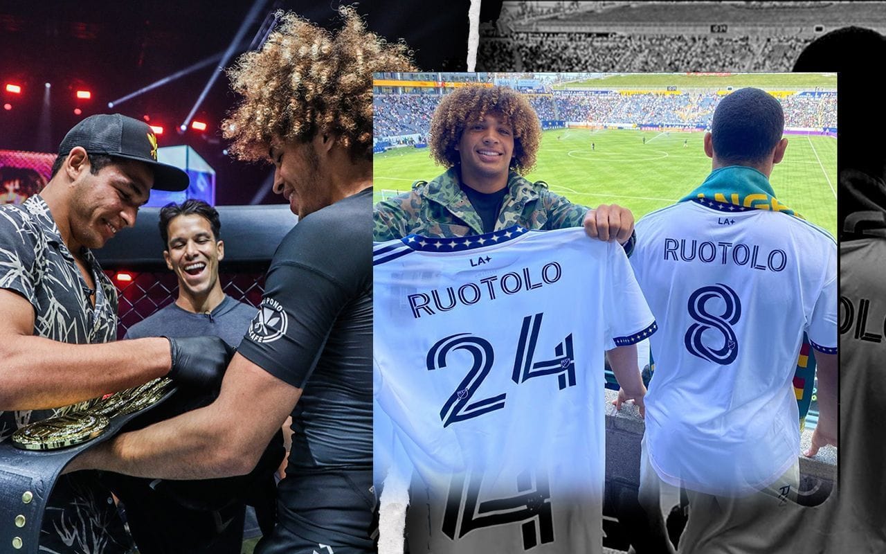 Tye Ruotolo: Ruotolo brothers take in the atmosphere at Dignity Health ...