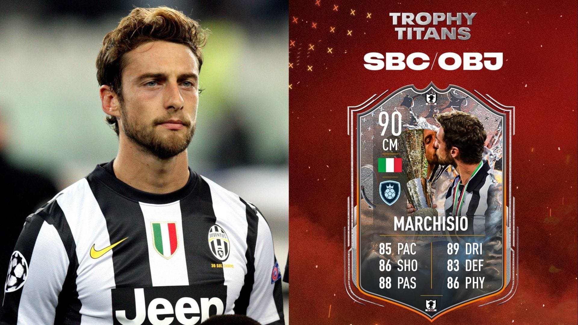 Claudio Marchisio Trophy Titans SBC: FIFA 23 leak hints at Claudio ...