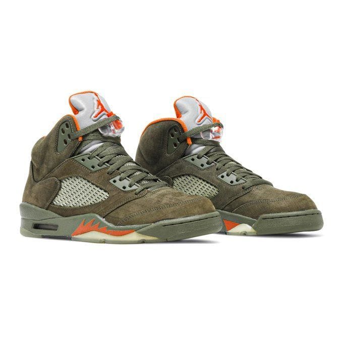 Olive: Air Jordan 5 “Olive” shoes: Restock, price, and more details ...