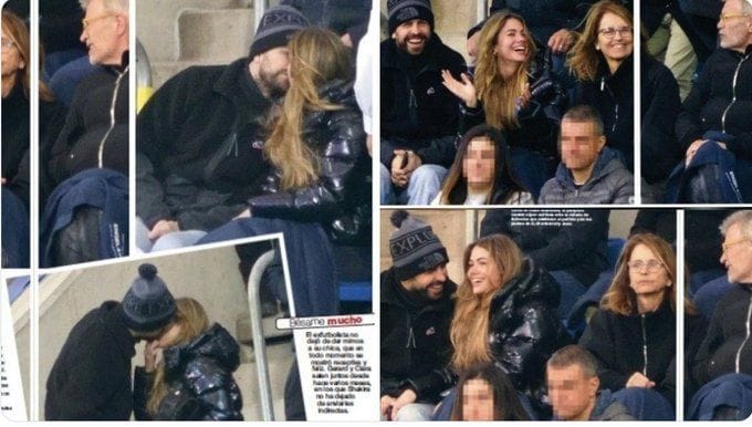 Gerard Pique spotted kissing new girlfriend Clara Chia the day Shakira ...