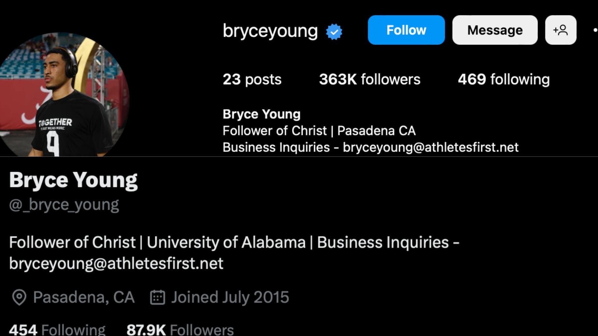 What is Bryce Young's religion? Panthers QB puts faith above everything ...