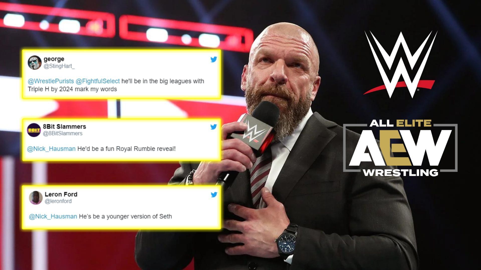 "He'll be in the big leagues with Triple H by 2024" - Fans want major AEW star to sign with WWE ...