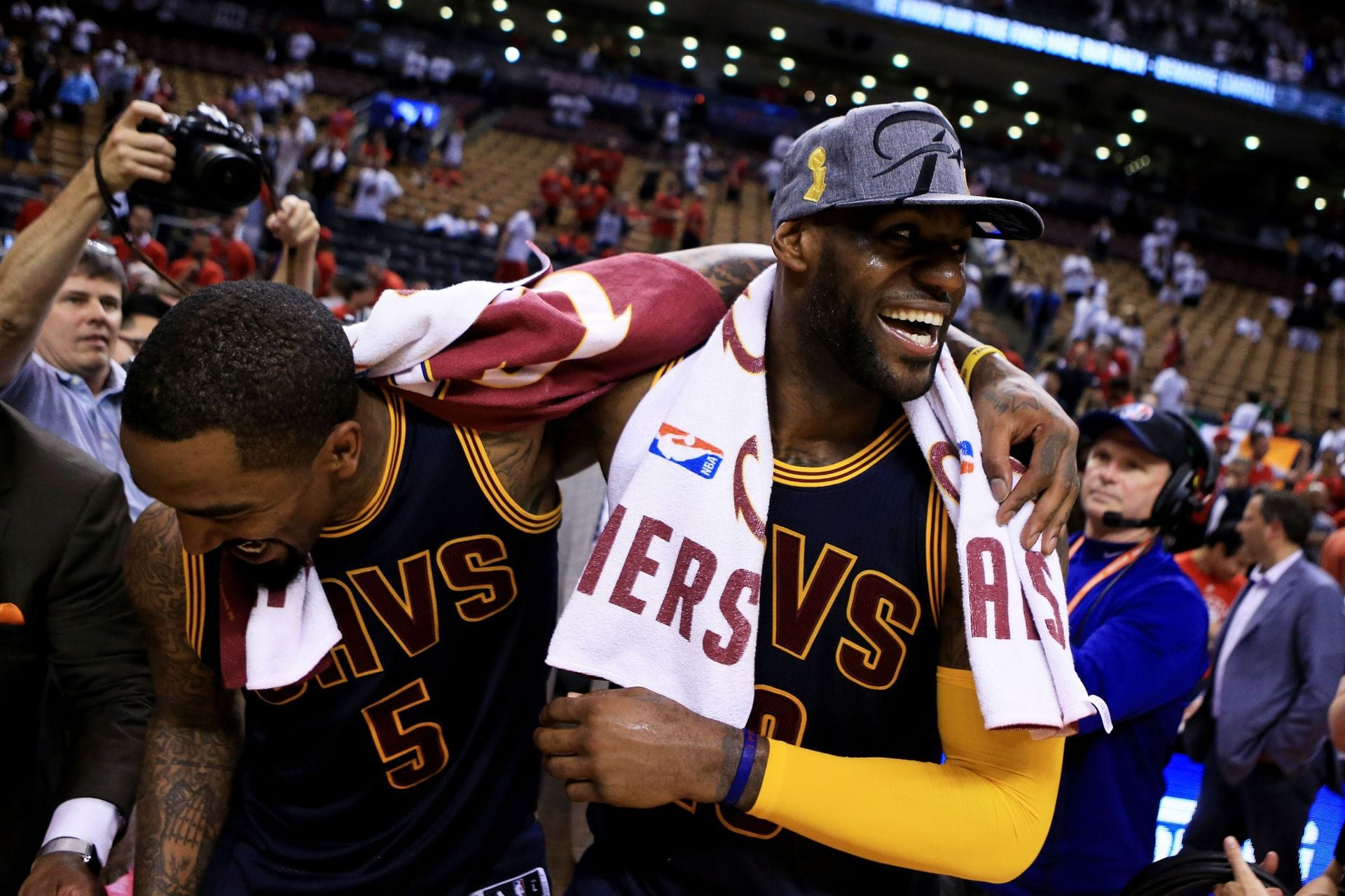 "All I got to do is play defense and spot up" - J.R. Smith credits ...