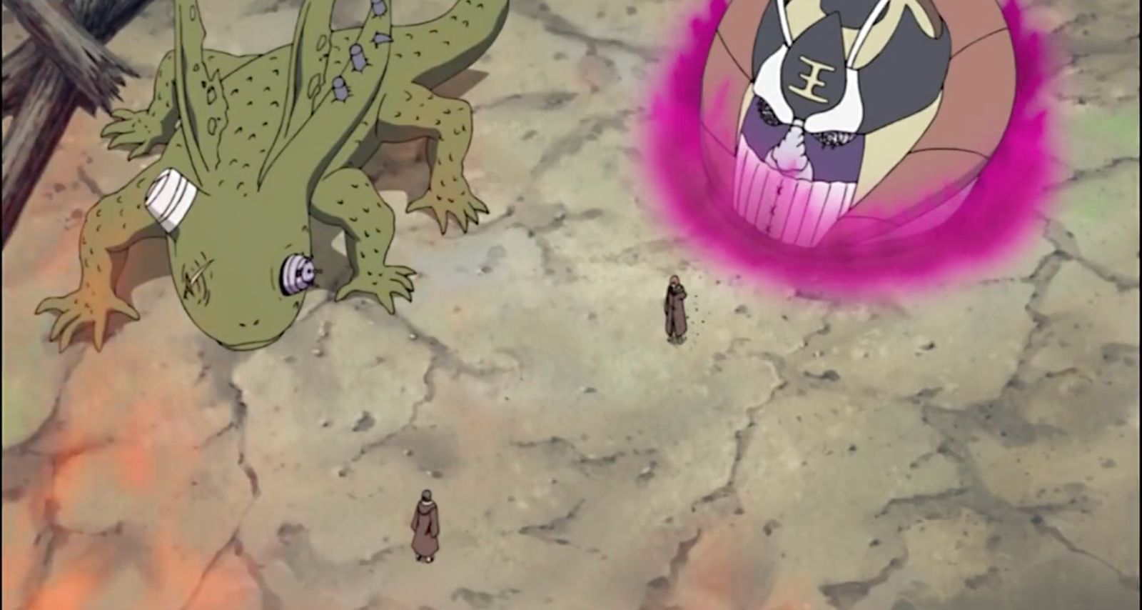 Who is Giant Snake-Tailed Chameleon in Naruto?