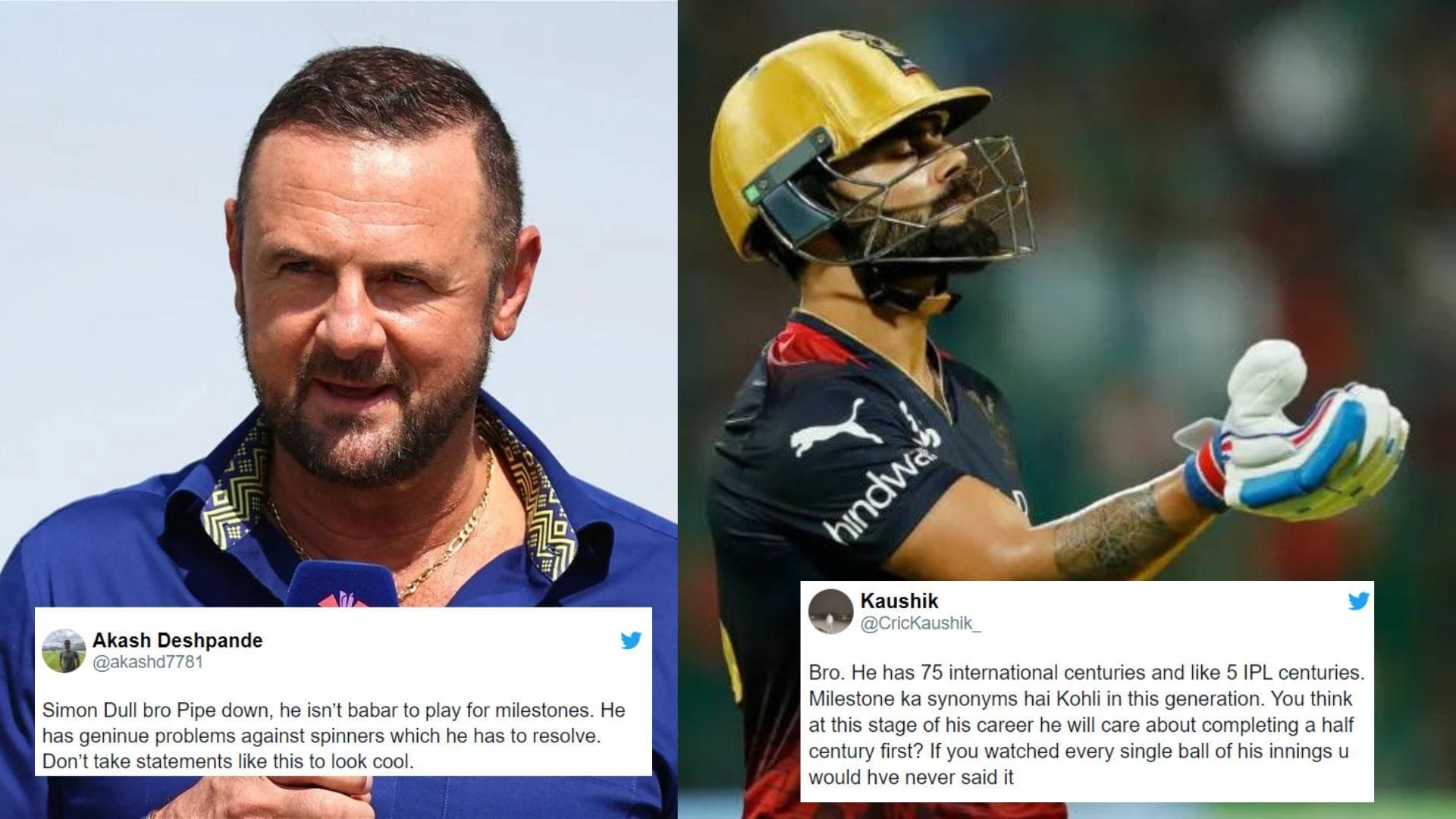 "He isn't Babar to play for milestones" - Fans slam Simon Doull for his ...