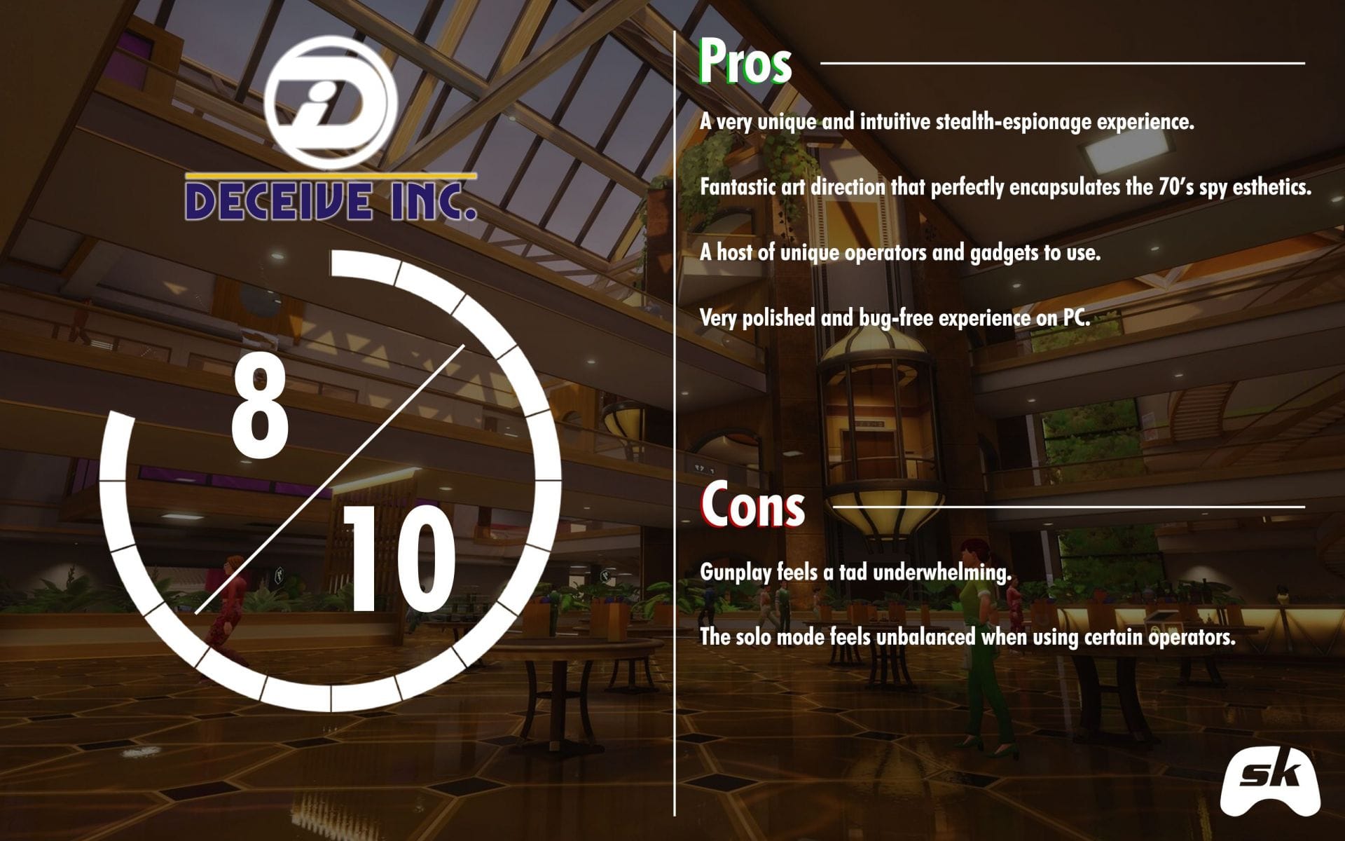 Deceive Inc. review: Spies in disguise