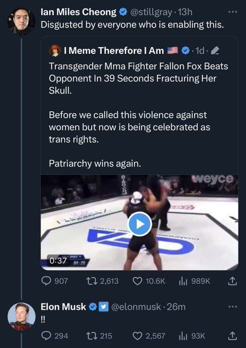 Elon Musk: What did Elon Musk say about Fallon Fox, transgender MMA ...