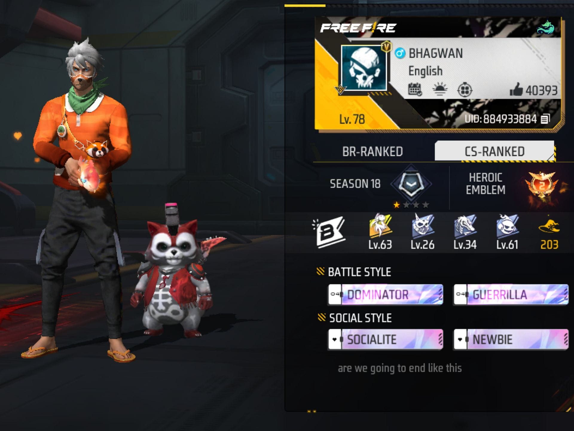 Mr Jay’s Free Fire MAX ID, stats, rank, monthly income, and more