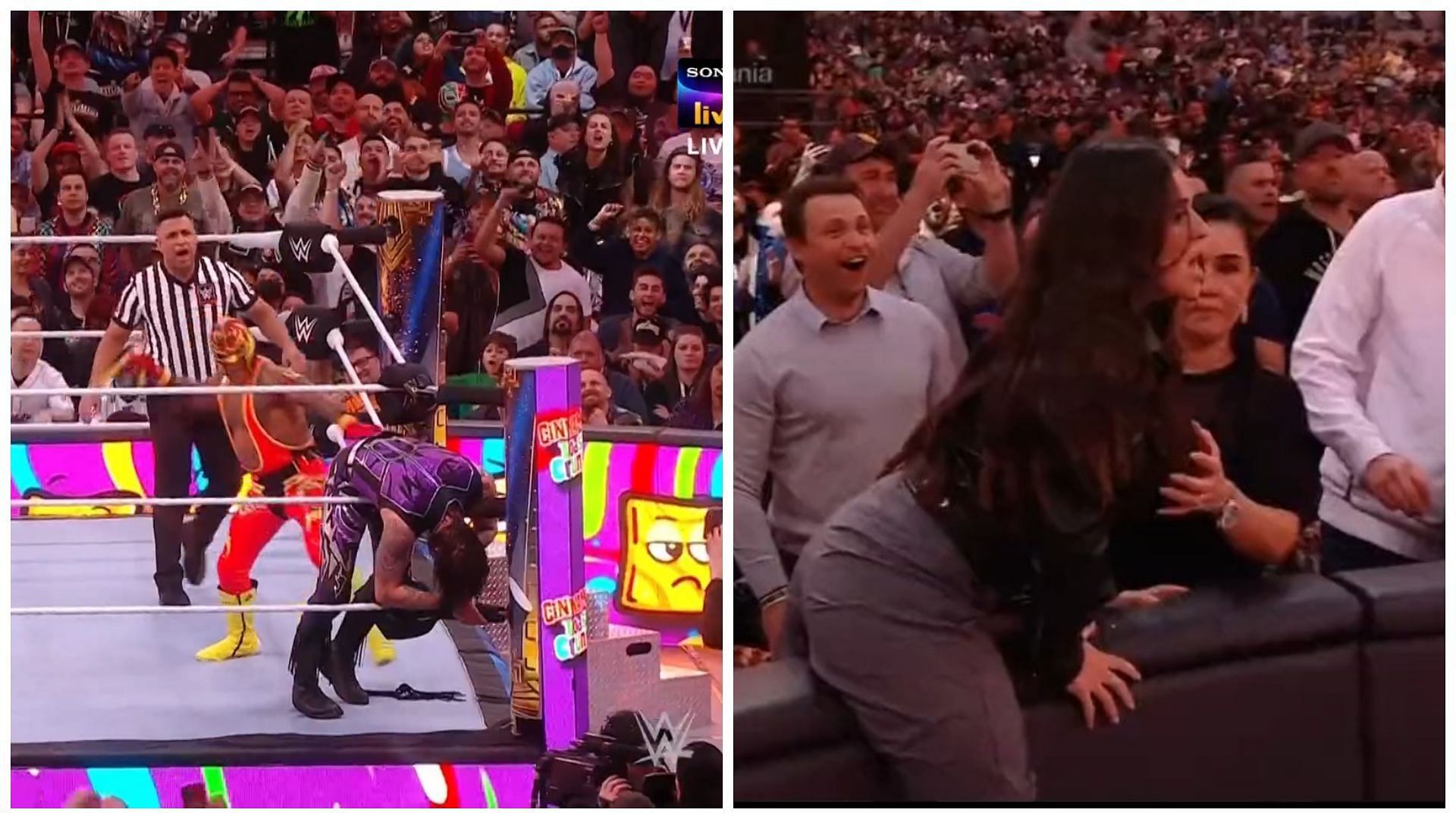 Rey Mysterio Spanks His Son In Match Where His Daughter Gets Humiliated At Wwe Wrestlemania
