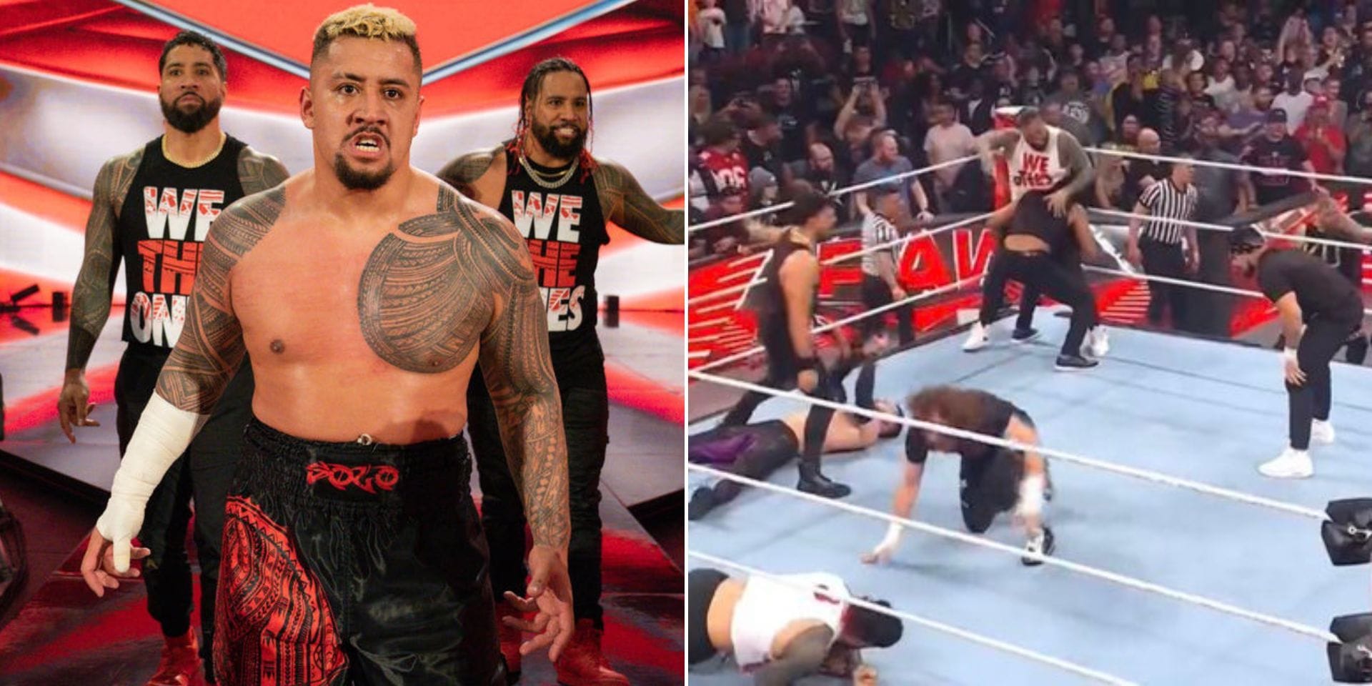 WWE RAW ends in chaos as The Bloodline clash with two other factions