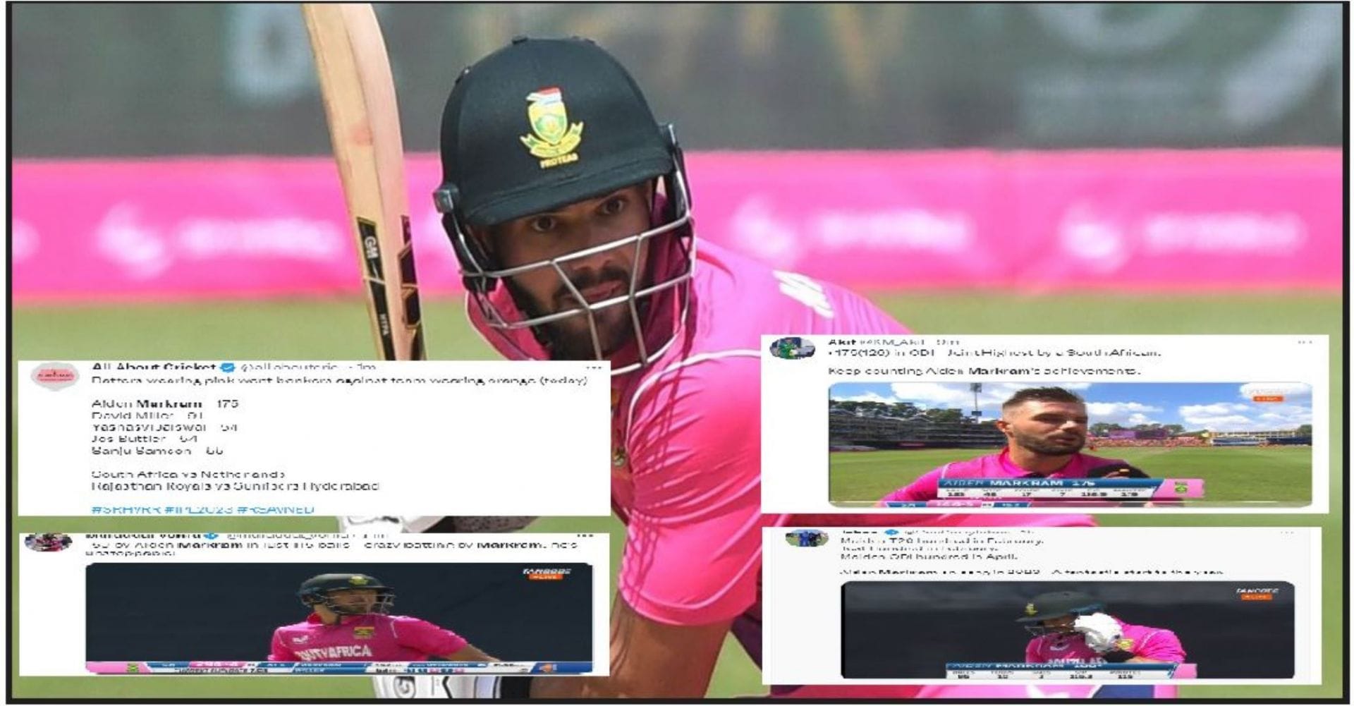 "Keep counting Markram's achievements" - Twitter erupts as Aiden ...