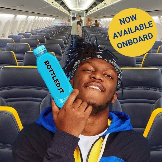 KSI gets roasted by Ryanair, Callux, and more after Arsenal “bottles ...