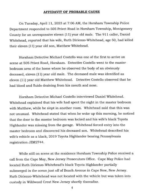 Who is Ruth DiRienzo-Whitehead? Pennsylvania mom kills 11-year-old son ...