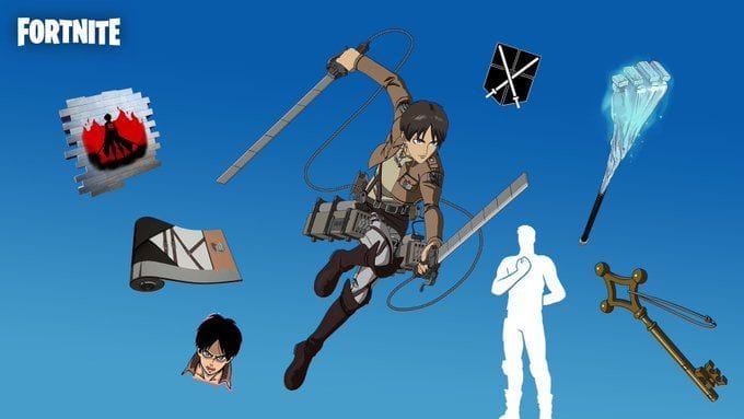 Fortnite update v24.20 early patch notes: ODM Gear Mythic, Eren Yeager ...