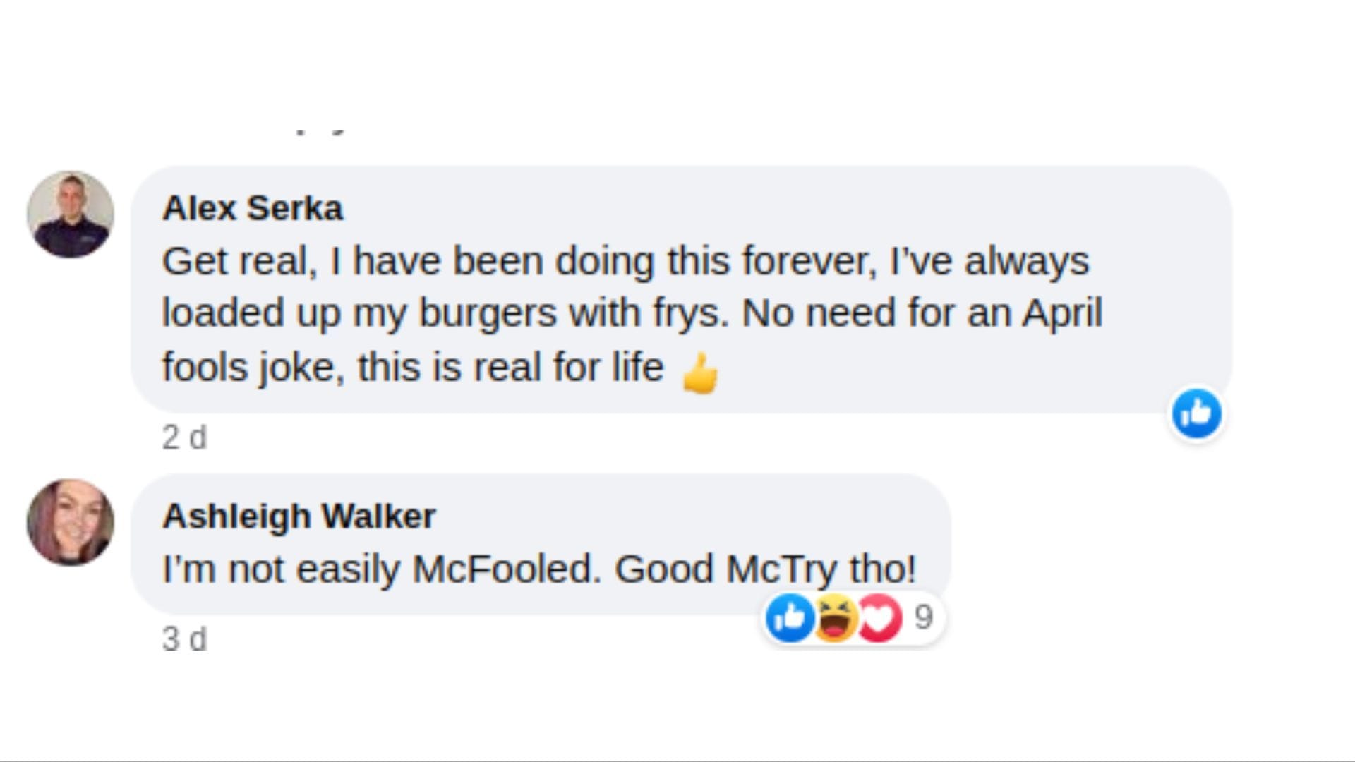 Is the McFry Burger real? McDonald's April Fools Day stunt leaves ...