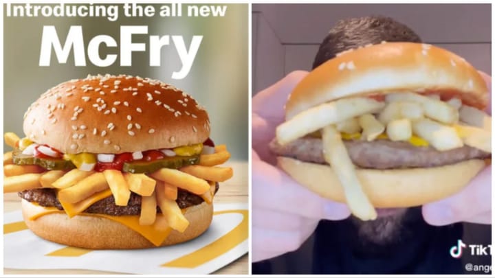 Is the McFry Burger real? McDonald's April Fools Day stunt leaves ...