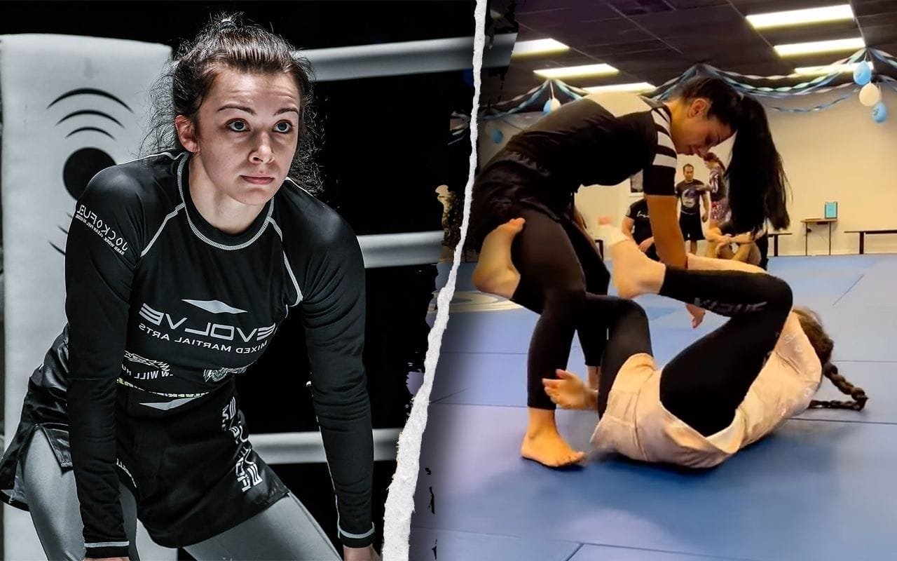 Danielle Kelly shows the fundamentals in locking in a heel hook