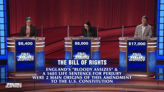 Today’s Final Jeopardy! answer: Thursday, April 13, 2023