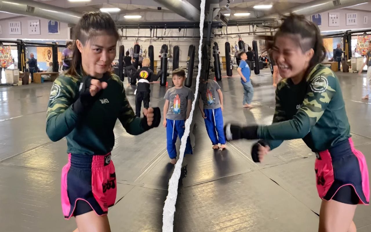ONE Fight Night 10: Stamp Fairtex shows her version of 1-2 combo in ...