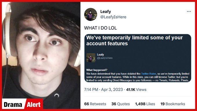 What did LeafyIsHere do? Controversial YouTuber restricted within 24 ...