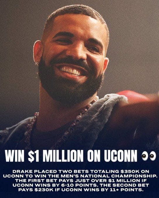 "UConn beat the Drake curse" - Fans react to UConn Huskies beating San ...