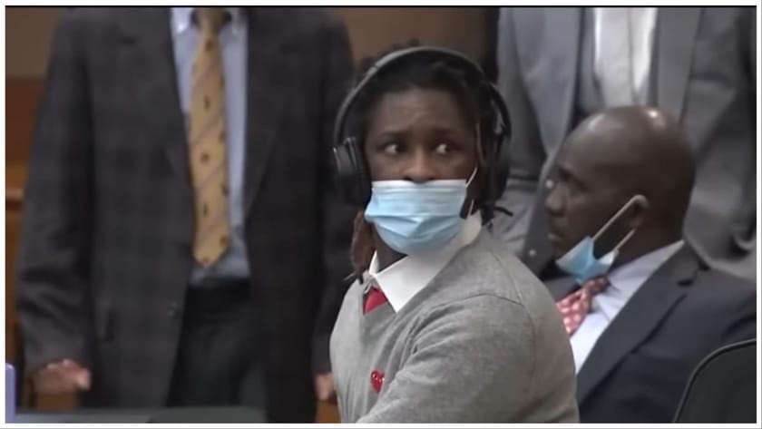 Watch: Video shows arrest of people screaming during Young Slime Life trial