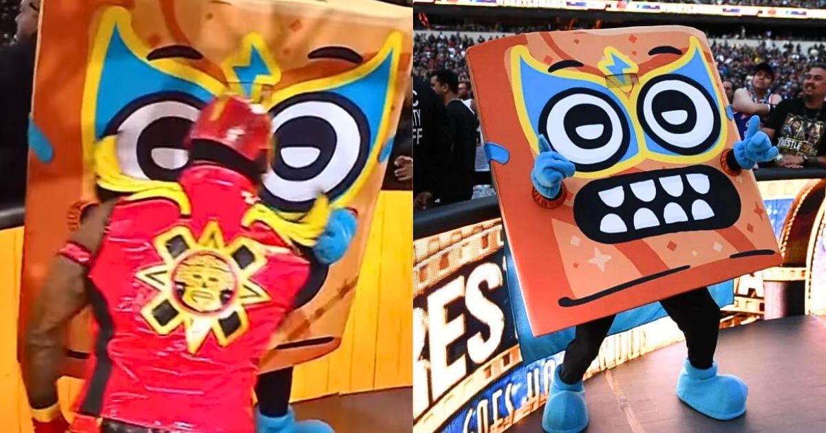 WrestleMania: Female WWE Superstar was under the mascot costume during ...