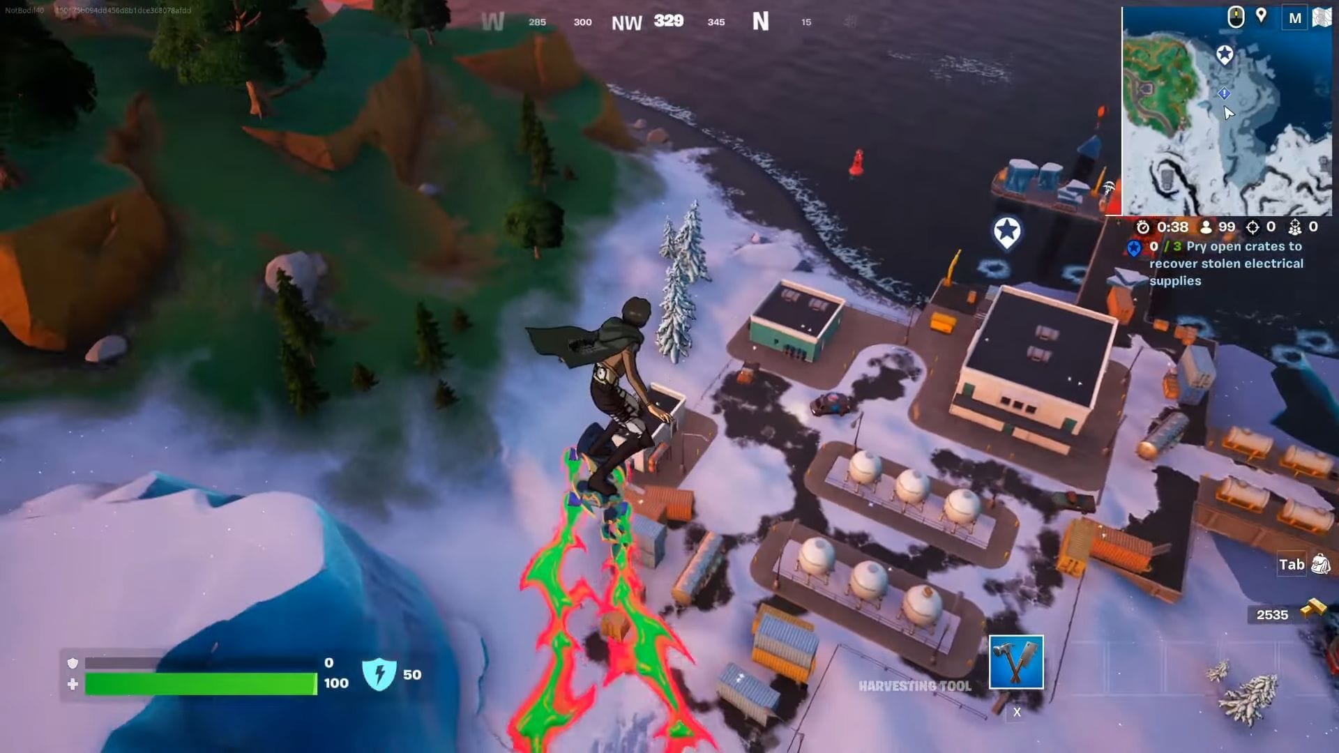 Fortnite: How to pry open crates to recover stolen electrical supplies
