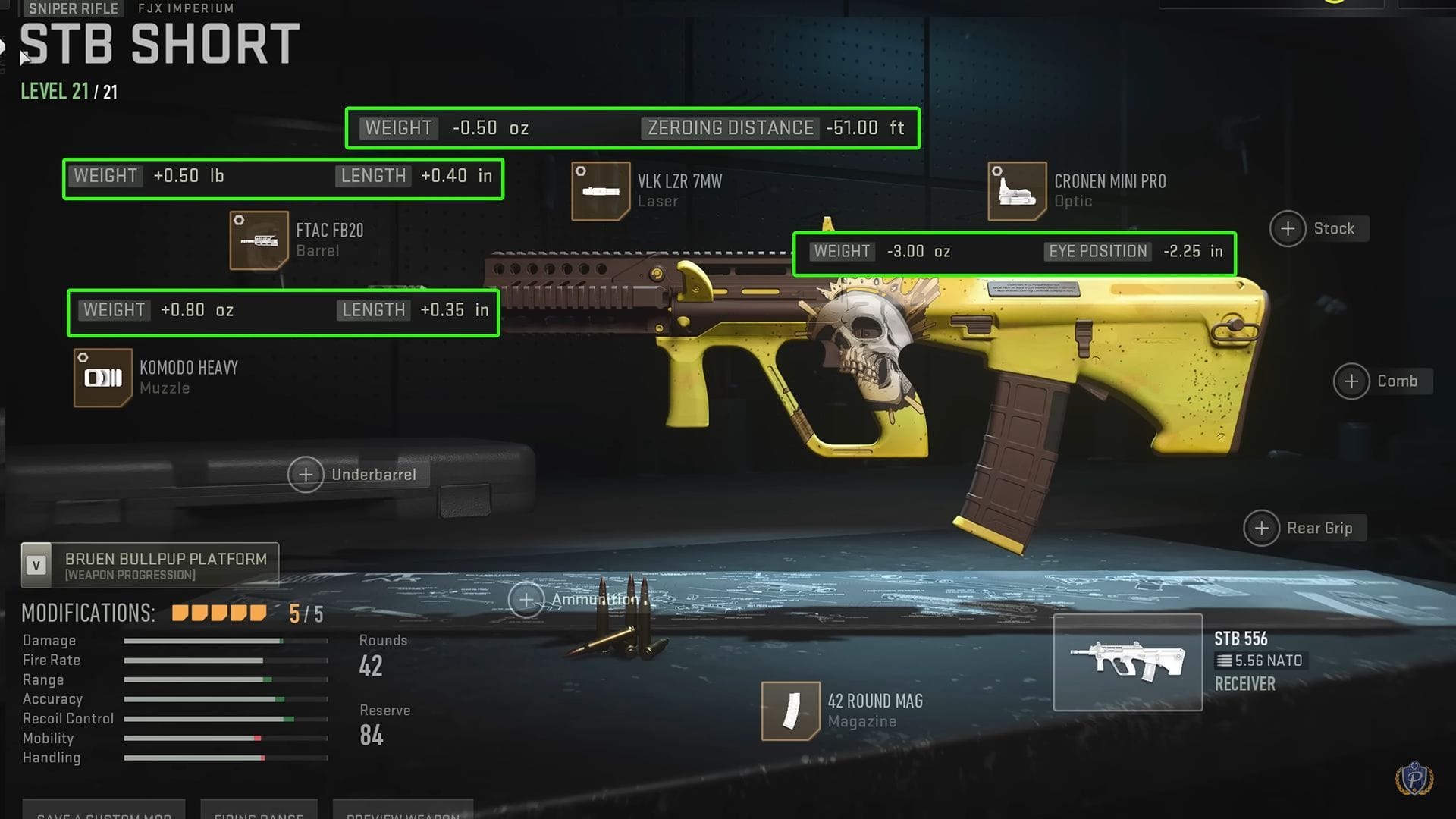 Best sniper support loadout for STB 556 in Warzone 2 Season 3