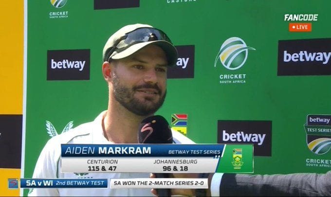 "Keep counting Markram's achievements" - Twitter erupts as Aiden ...