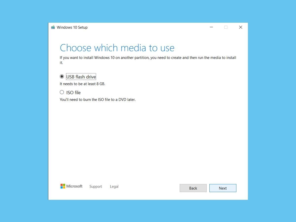 How to create a bootable USB drive for a fresh Windows installation