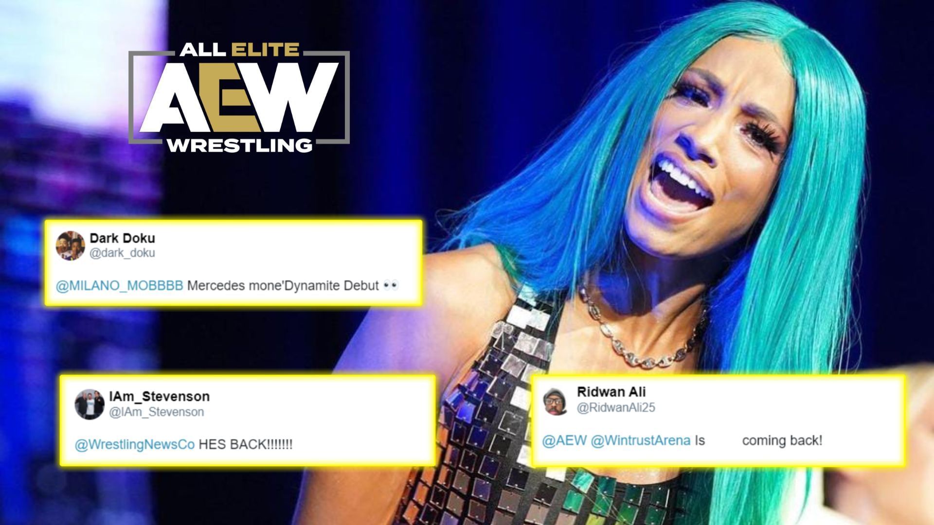 "Mercedes Mone's Dynamite Debut," "HES BACK!" - Wrestling fans spot potential clue as AEW ...