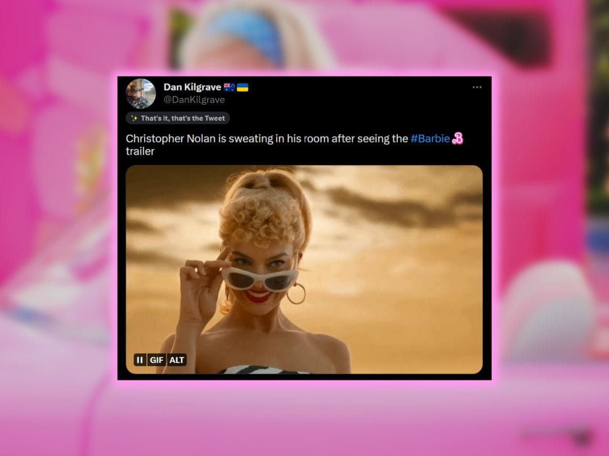 "Christopher Nolan is sweating in his room": New Barbie trailer takes ...