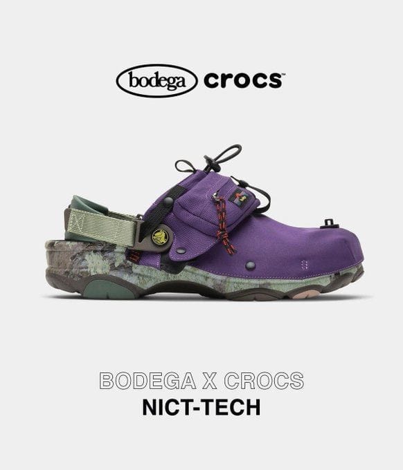 Bodega: Bodega x Crocs All-Terrain "NICT-TECH" Clog: Release date ...